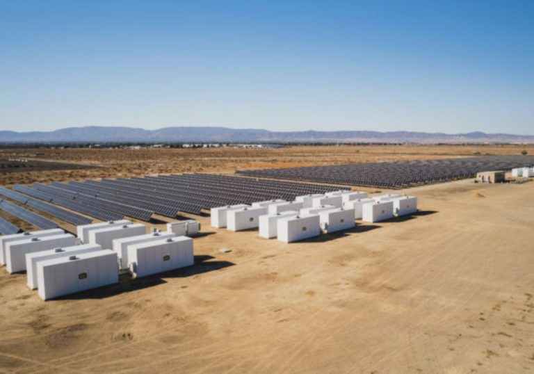 Used EV batteries power up California solar farm